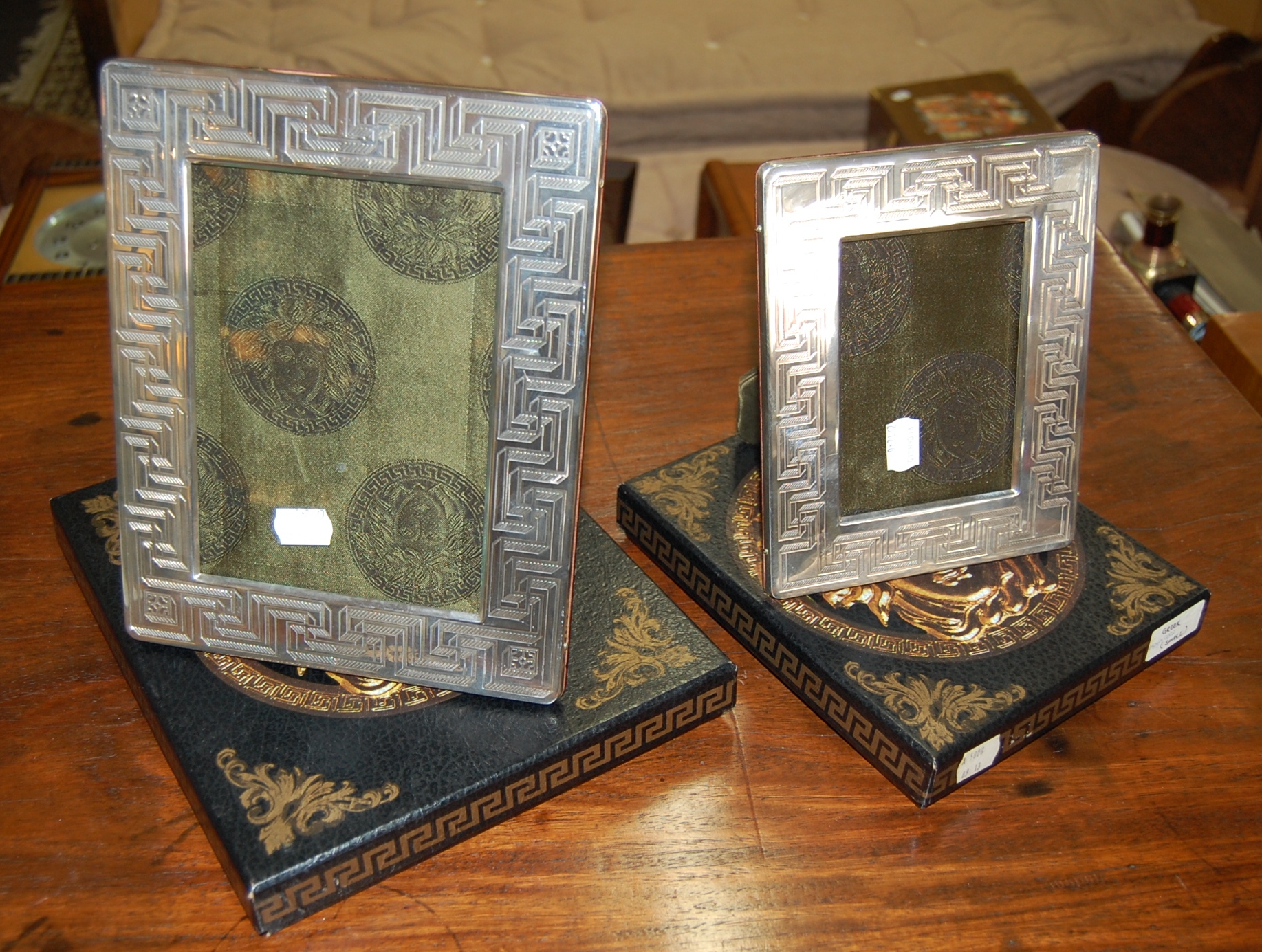 Two new boxed Gianni Versace photo frames - Vickers & Hoad Auctioneers ...