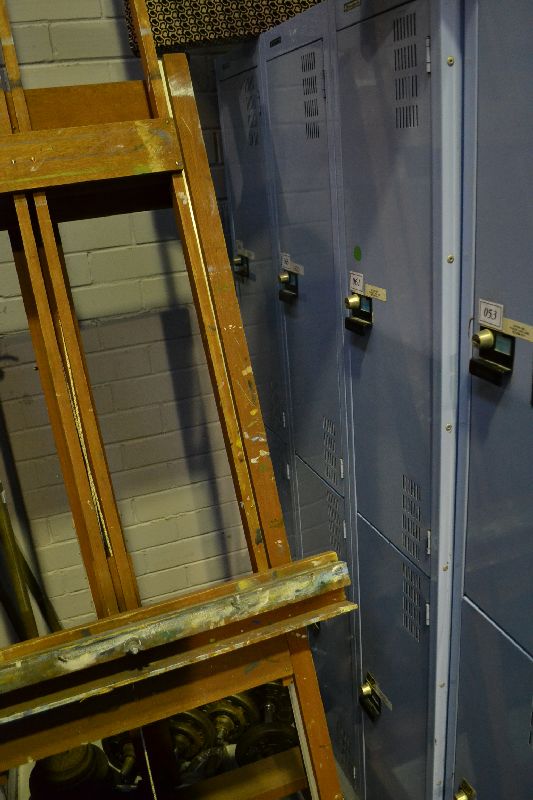 Brownbuilt locker, contains 6 individual lockers. 180cm x 90cm x 45cm ...